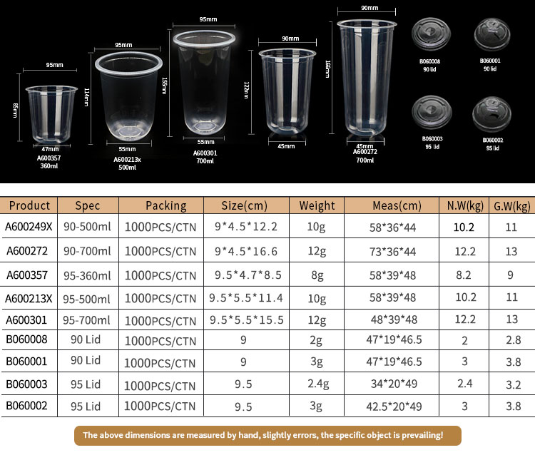 Custom U-Shaped Plastic Cup - Vibrant Colors