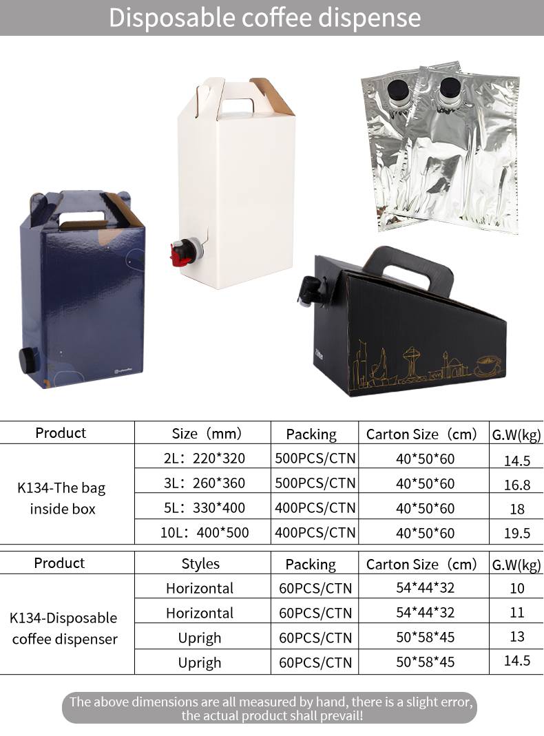 Insulated Coffee Box To Go Beverage Bag in Box